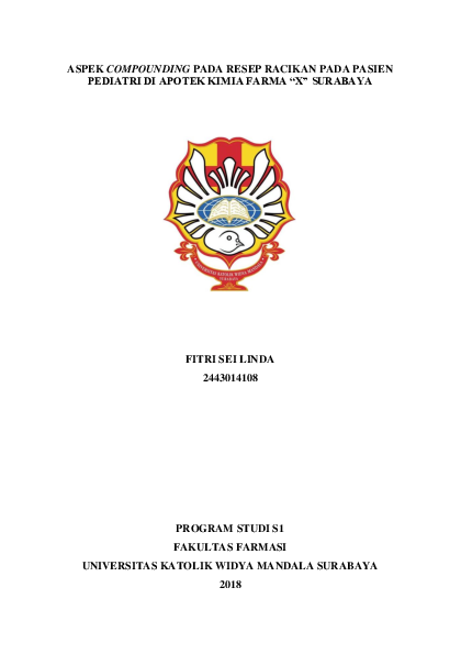 (PDF) Aspek compounding pada resep racikan pada pasien pediatri di ...
