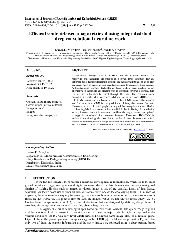 (PDF) Efficient content-based image retrieval using integrated dual ... (PDF) Efficient content-based image retrieval using integrated dual ...