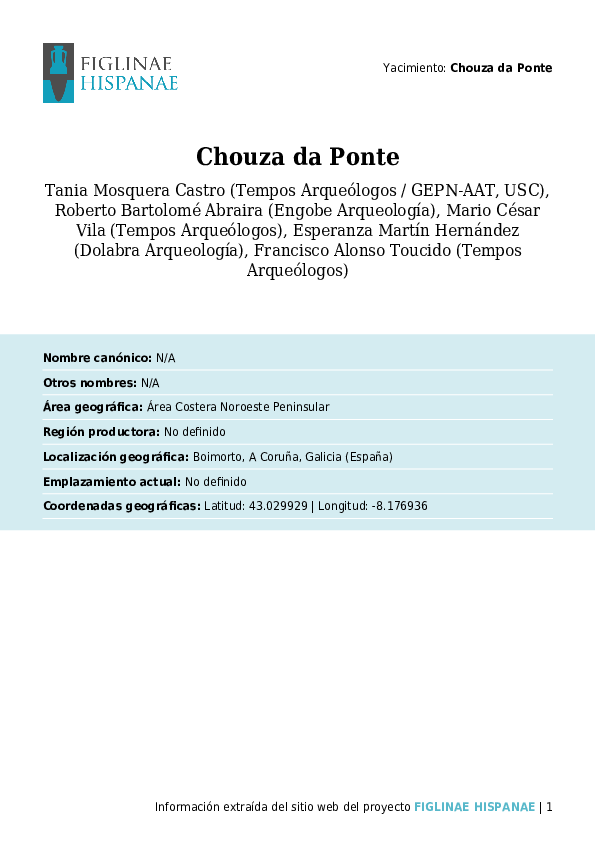(PDF) Chouza da Ponte