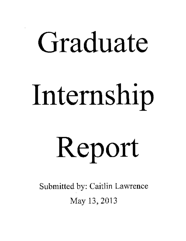 (PDF) Graduate Internship Report for Pacheco High School and FFA