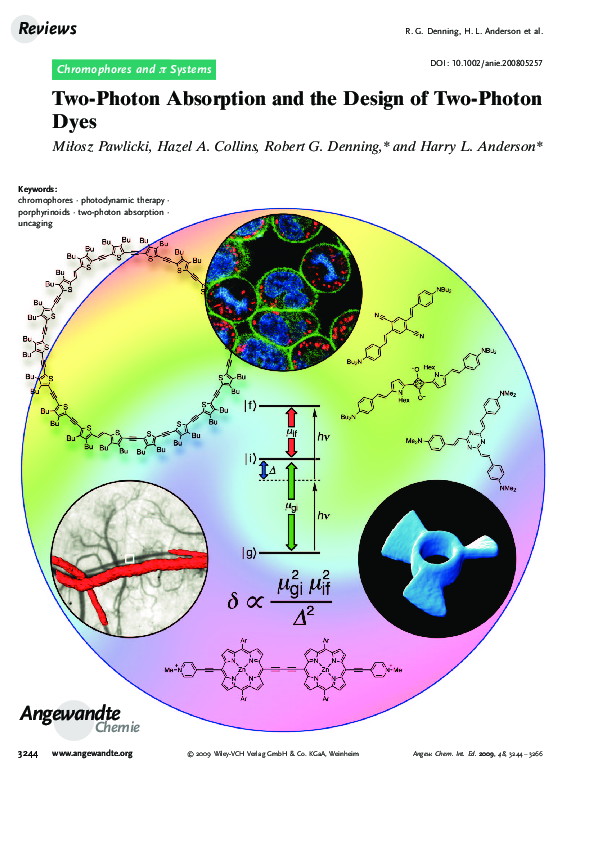 (PDF) Two-Photon Absorption and the Design of Two-Photon Dyes | Hazel ...