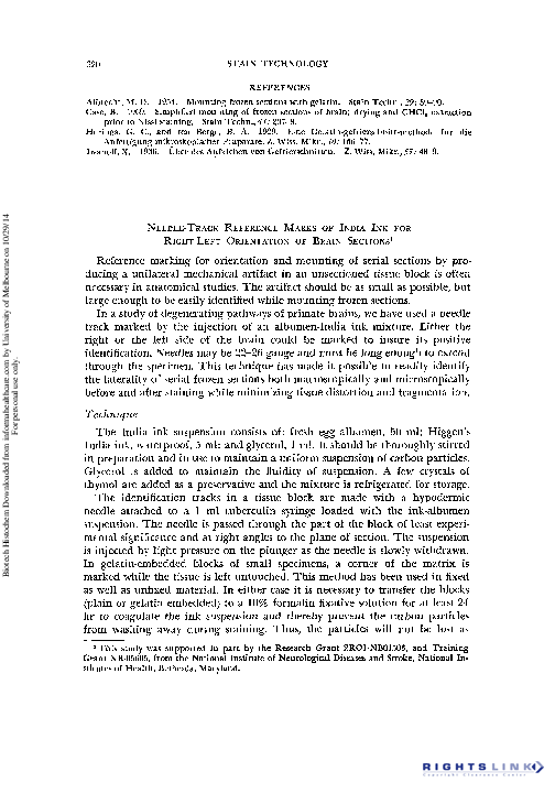 (PDF) Needle-Track Reference Marks of India Ink for Right-Left ...