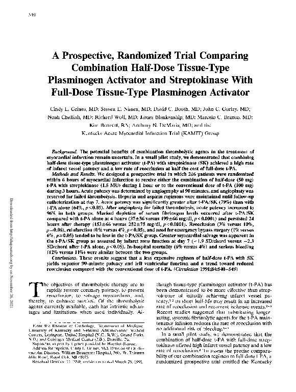 (PDF) A prospective, randomized trial comparing combination half-dose ...