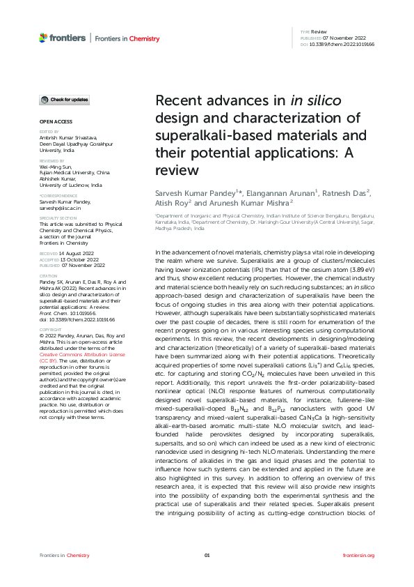 (PDF) Recent advances in in silico design and characterization of superalkali-based materials ...