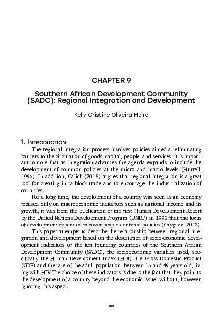 (PDF) (Book chapter) Southern African Development Community (SADC ...