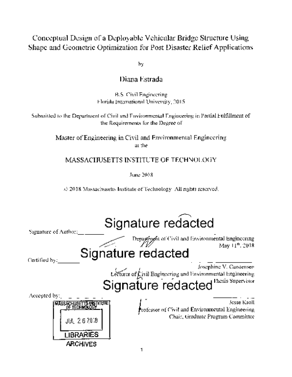 (PDF) Conceptual Design of a Deployable Vehicular Bridge Structure ...