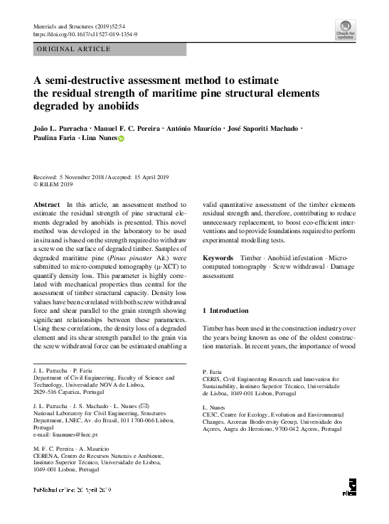(PDF) A semi-destructive assessment method to estimate the residual ...
