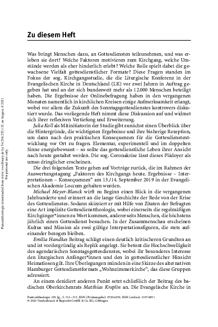 (PDF) Zu diesem Heft