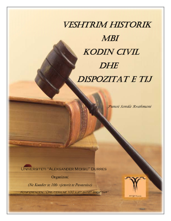 (PDF) Historik i Kodit Civil RSH