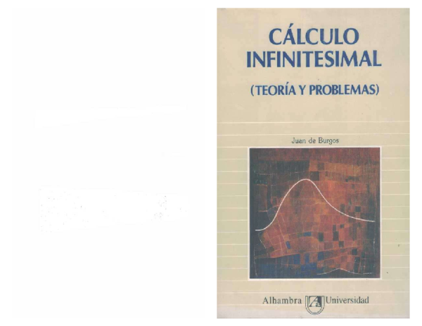 (PDF) Calculo Infintesimal (Teoría y Problemas) - Juan De Burgos