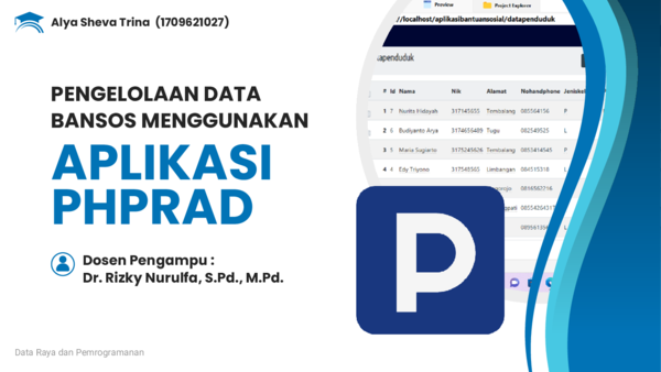 (PDF) Aplikasi Pengolah Data PHPRad