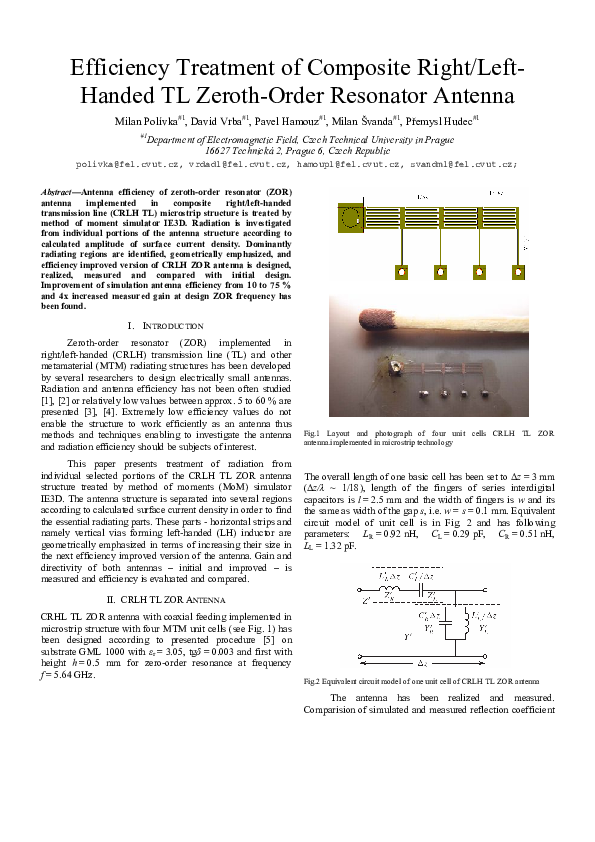 (PDF) Efficiency treatment of composite right/left-handed TL zeroth ...