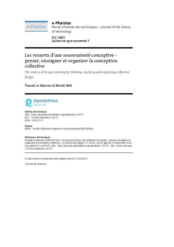 (PDF) The sources of design sovereignty: thinking, teaching and ...