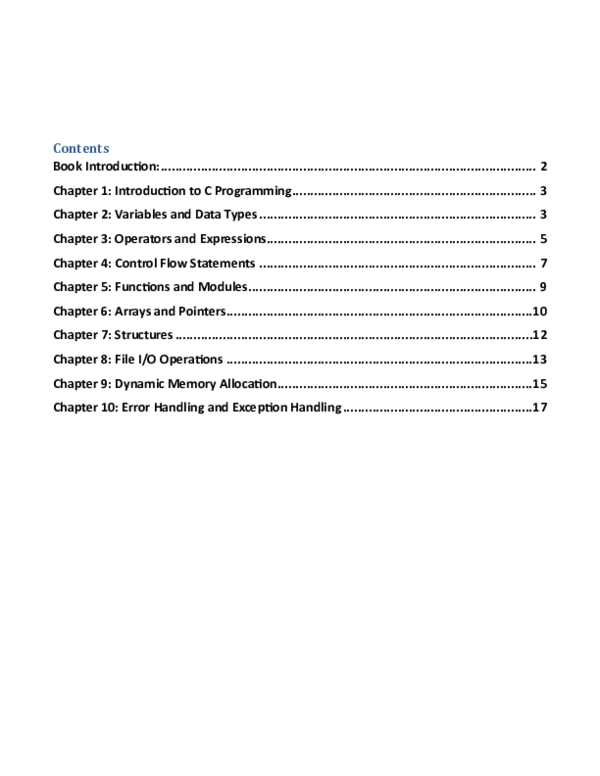 (PDF) C Programming