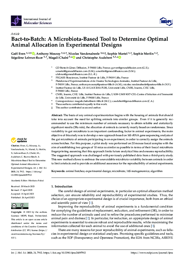 (PDF) Bact-to-Batch: A Microbiota-Based Tool to Determine Optimal ...