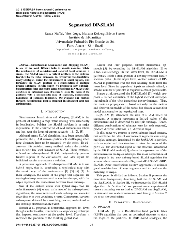 (PDF) Segmented DP-SLAM
