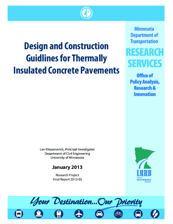 (PDF) Design and Construction Guidelines for Thermally Insulated ...