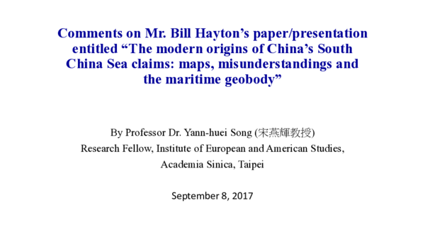 (PDF) The Modern Origins of China’s South China Sea Claims: Maps ...