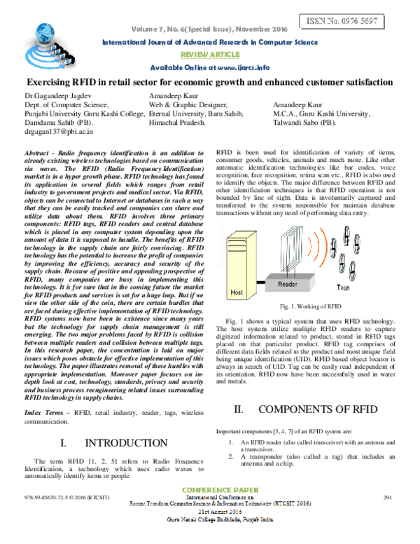 (PDF) Exercising RFID in retail sector for economic growth and enhanced ...