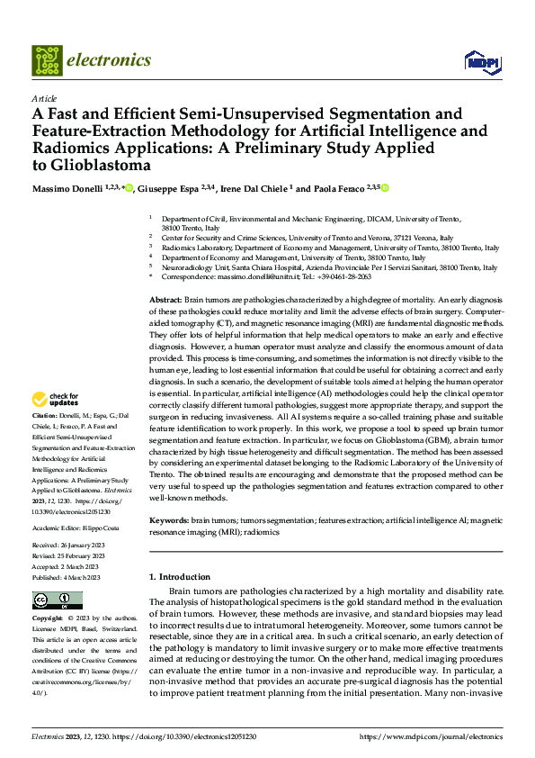 (PDF) A Fast and Efficient Semi-Unsupervised Segmentation and Feature ...