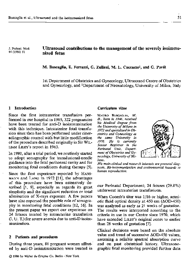 (PDF) Ultrasound contributions to the management of the severely ...