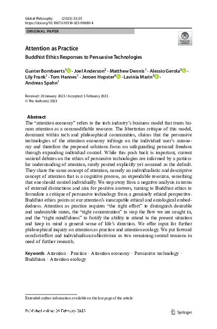 (PDF) Attention as Practice