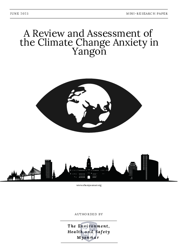 (PDF) A Review and Assessment of the Climate Change Anxiety in Yangon
