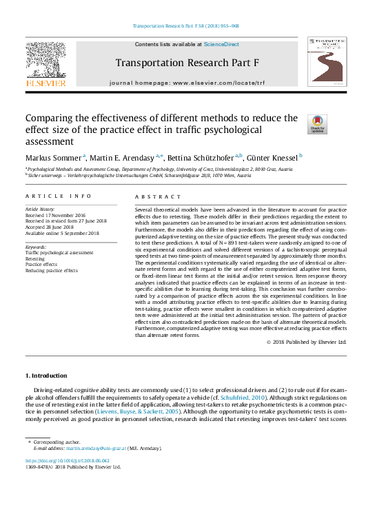 (PDF) Comparing the effectiveness of different methods to reduce the ...