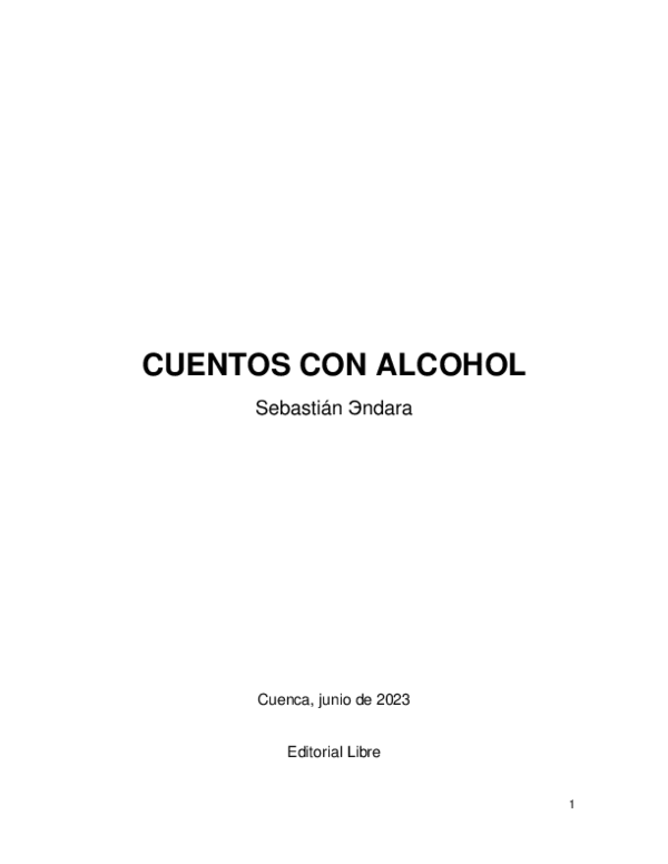 (PDF) CUENTOS CON ALCOHOL