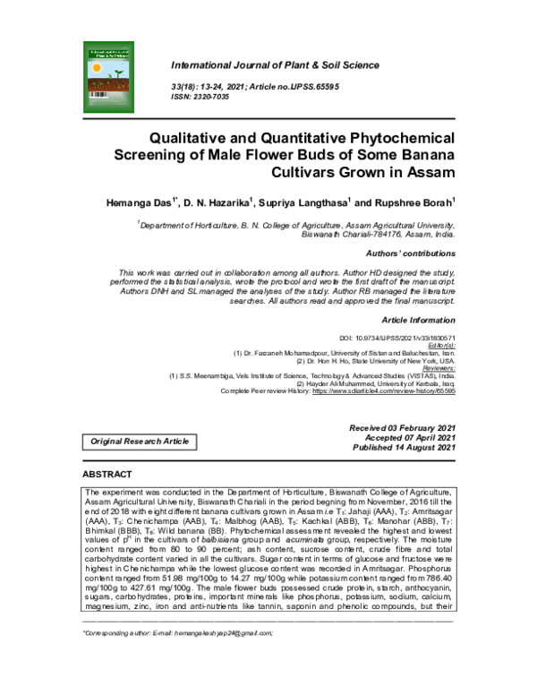 (PDF) Qualitative and Quantitative Phytochemical Screening of Mimoso Pudica Plant Extracts ...