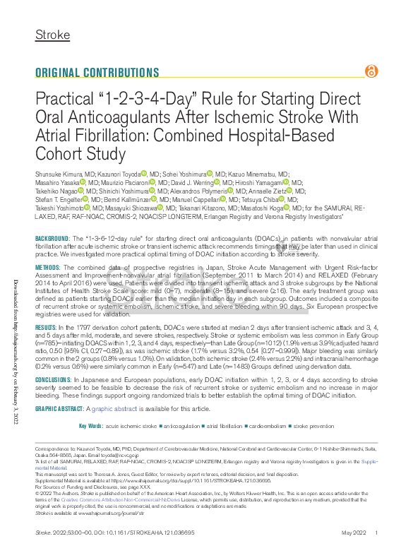 (PDF) Practical “1-2-3-4-Day” Rule for Starting Direct Oral ...
