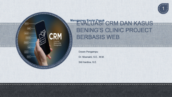 (PDF) PPT Program dan alat pengukuran CRM Klp