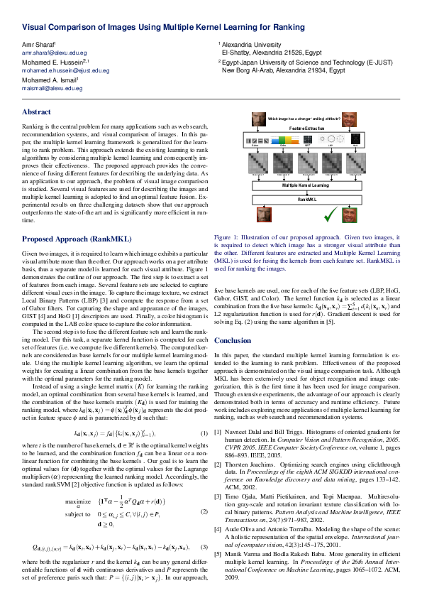 Pdf Image Ranking Via Multiple Kernel Learning