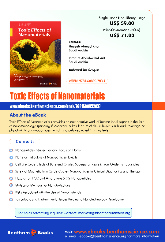 (PDF) Toxic Effects of Nanomaterials