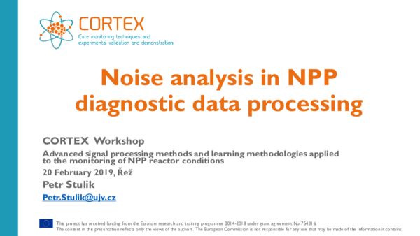 (PDF) Noise analysis in NPP diagnostic data processing