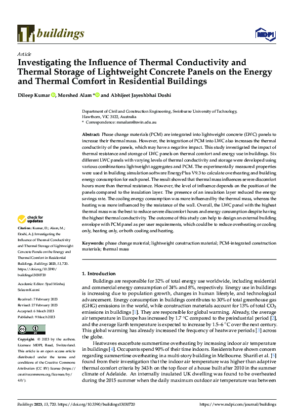 (PDF) Investigating the Influence of Thermal Conductivity and Thermal ...
