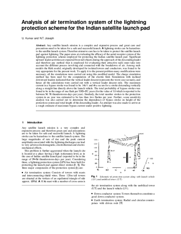 (PDF) Analysis of air termination system of the lightning protection ...
