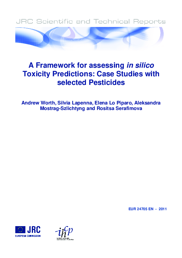 (PDF) A Framework for assessing in silico Toxicity Predictions: Case ...