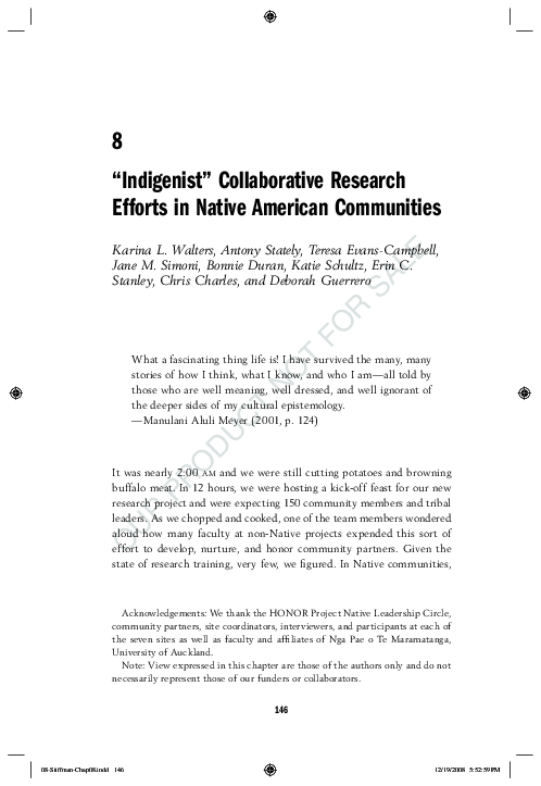 (PDF) Efforts in Native American Communities | Antony Stately ...