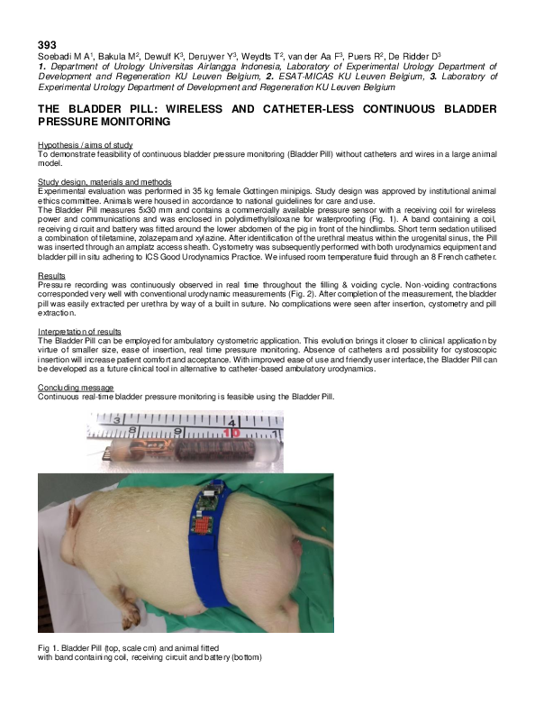 (PDF) The Bladder Pill: Wireless and Catheter-less Continuous ...