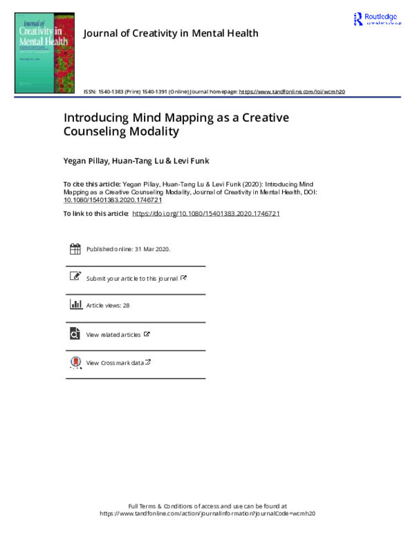 (PDF) Introducing Mind Mapping as a Creative Counseling Modality