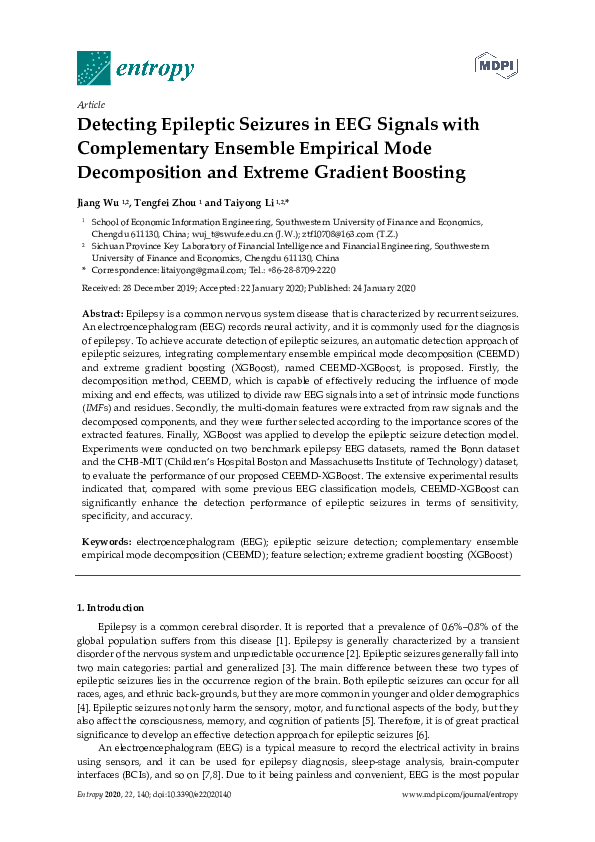 (PDF) Detecting Epileptic Seizures in EEG Signals with Complementary Ensemble Empirical Mode ...