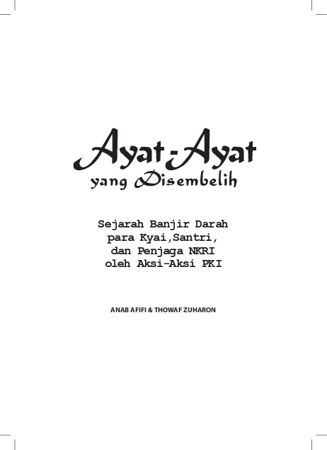 (PDF) Ayat -Ayat Yang Disembelih