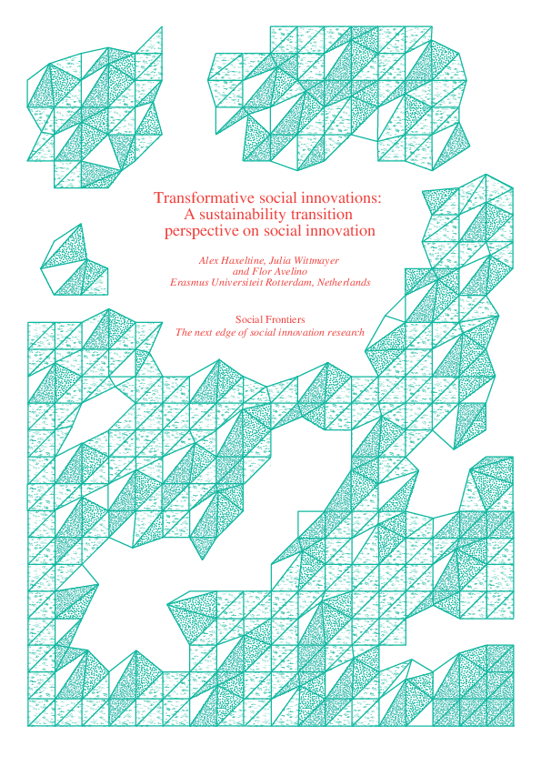 Pdf Transformative Social Innovation A Sustainability Transitions