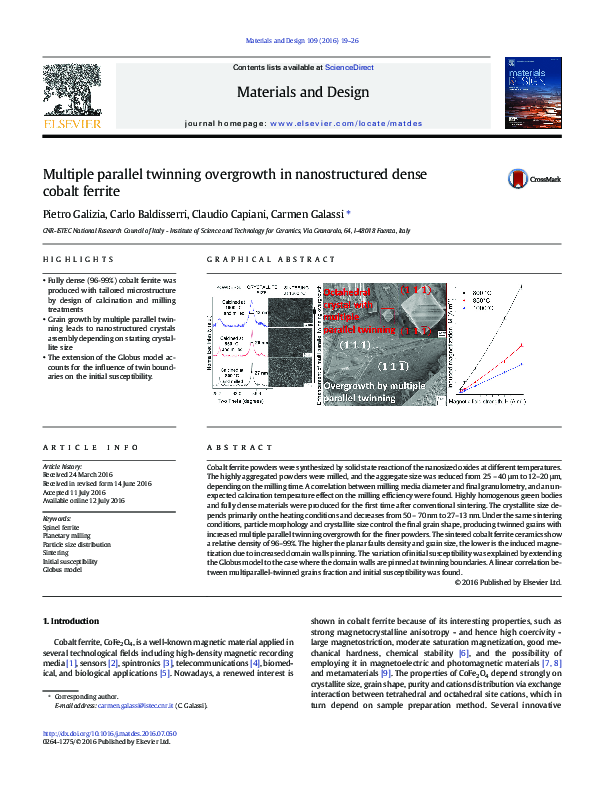 (PDF) Multiple parallel twinning overgrowth in nanostructured dense ...