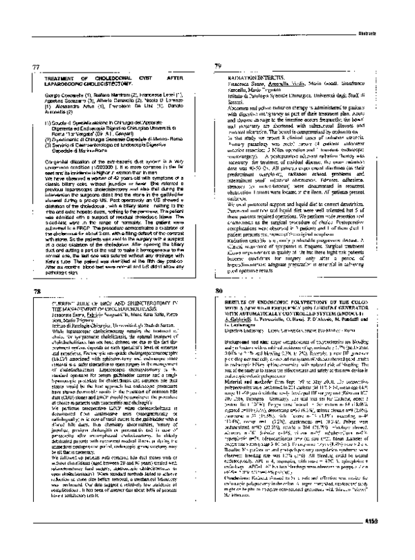 (PDF) Results of endoscopic polypectomy of the colon with a new high ...