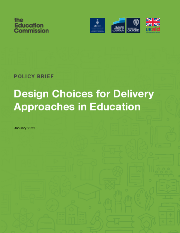 (PDF) Design Choices for Delivery Approaches in Education