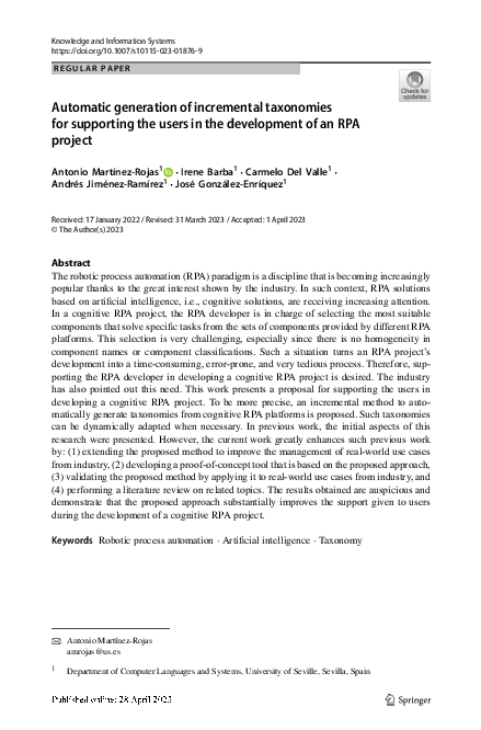 (PDF) Automatic generation of incremental taxonomies for supporting the users in the development ...
