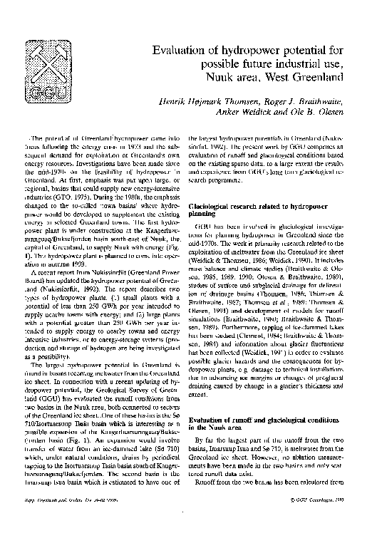 (PDF) Evaluation of hydropower potential for possible future industrial ...