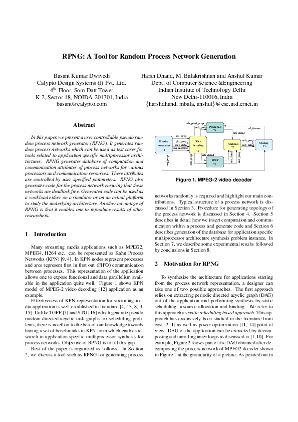 (PDF) RPNG: A Tool for Random Process Network Generation